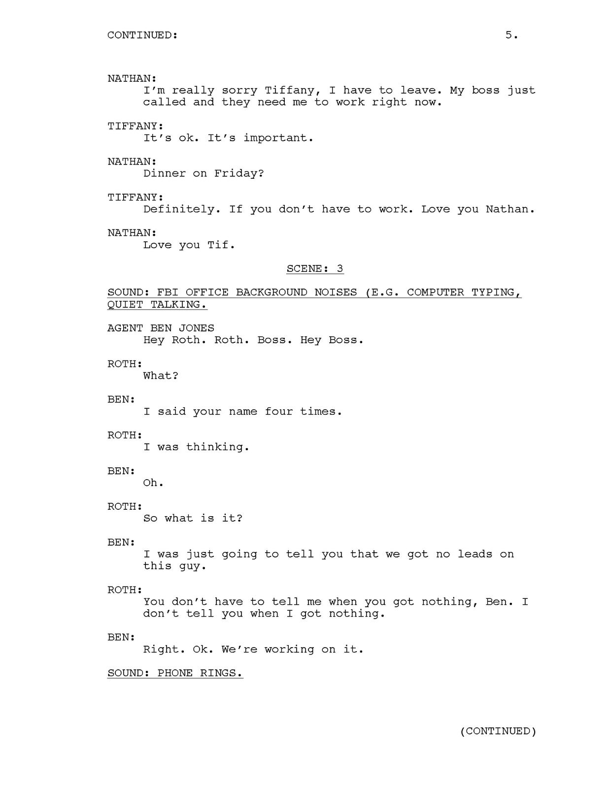 josephfaultersack: Part of an Audio Script