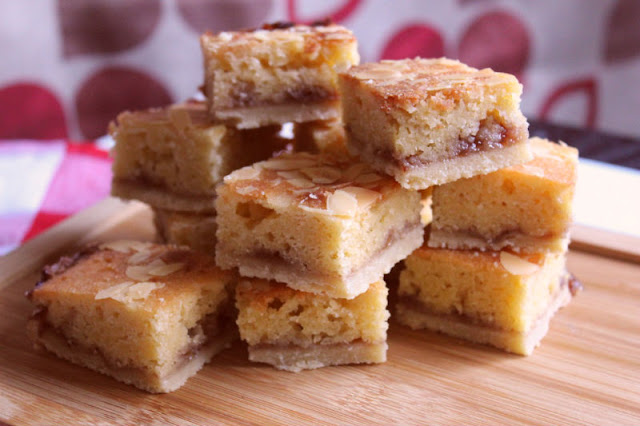 Postcards to France: Bakewell Tart Slice