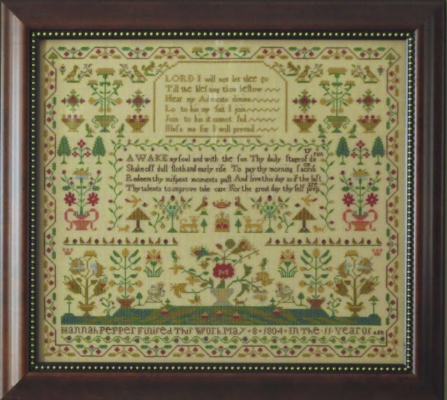With My Needle: Rearranging a Sampler Wall