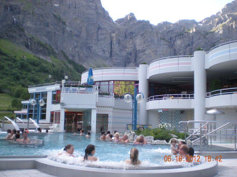 Jim & Paula - Switzerland: Leukerbad Thermal Baths