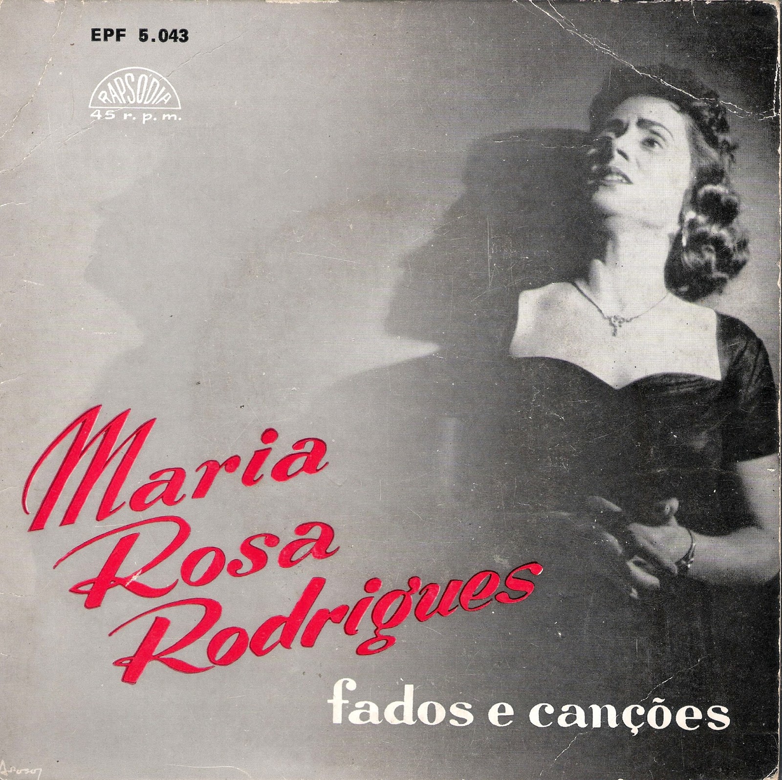 Discos de Vinil Repetidos: MARIA ROSA RODRIGUES - FADOS E CANÇÕES E.P