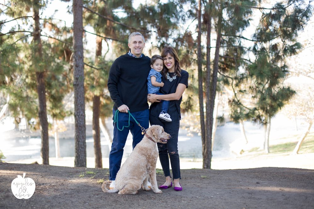 Family Photo Op with Minted - Apples & ABC's