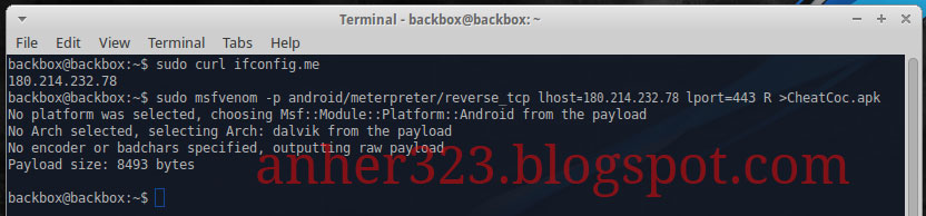 Exploit Android dengan Metasploit IP Public | Anherr Blog's