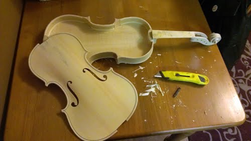 My Home Made Violin: New Year New Project