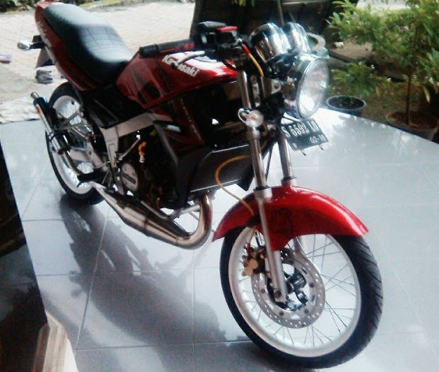 Modifikasi kawasaki Ninja SS Terbaru berikut spek | Modifikasi Motor Trail