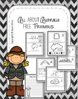TeacherMomPlus3: All About Australia FREE Printable