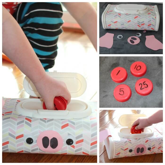 DIY Piggy Bank Money Counting Activity For Preschoolers Sunny Day DIY Piggy Bank Money Counting Activity For Preschoolers Sunny Day