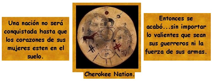 UN RECUERDO DE HISTORIA: LOS CHEROKEE