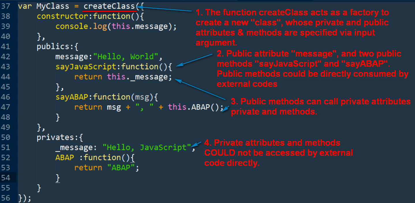 Sap Abap Central Local Class In Abap Java And Javascript