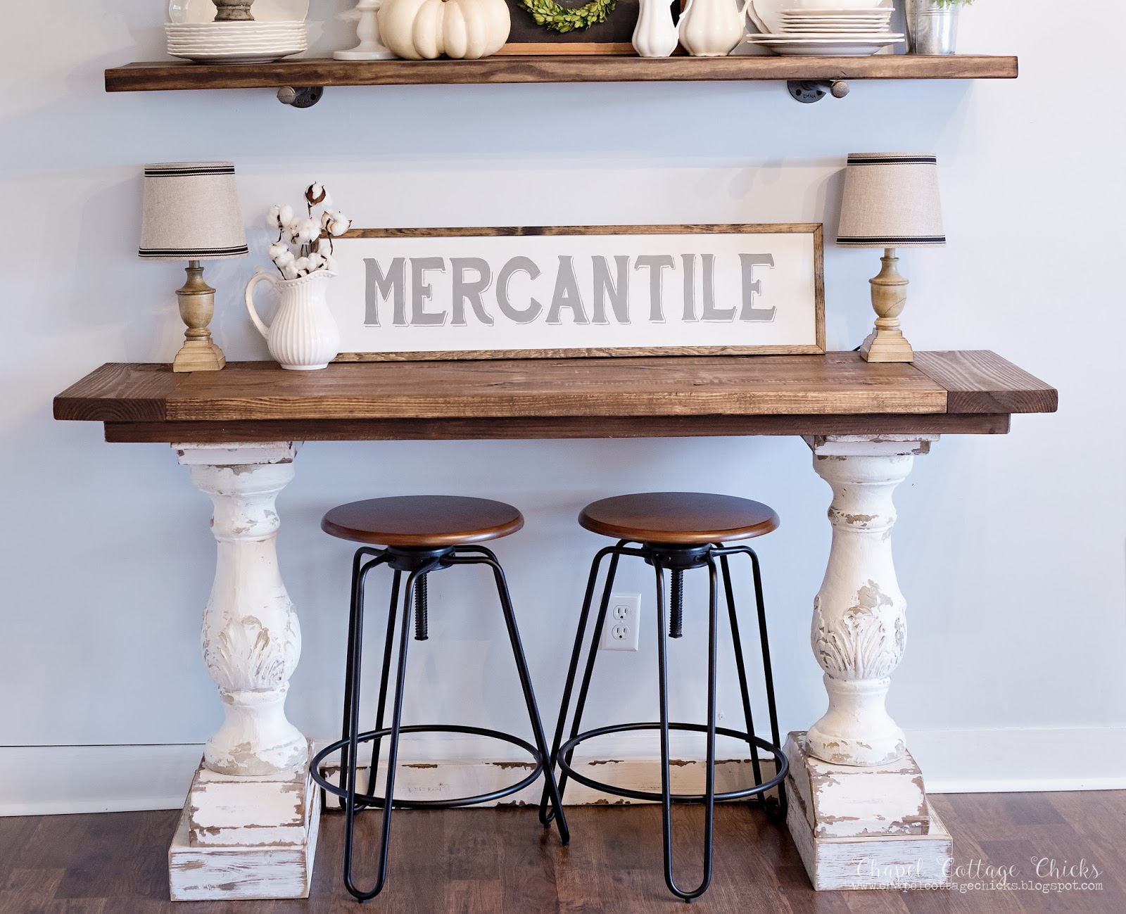 Chapel Cottage Chicks: Chippy Farmhouse Style Buffet