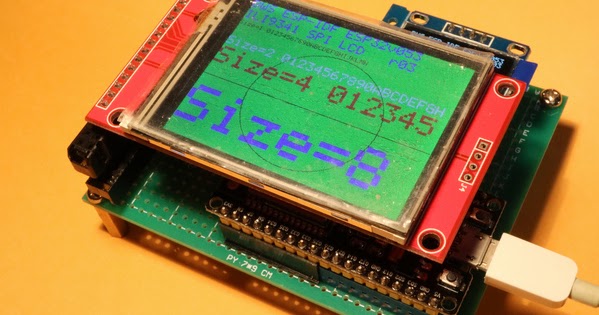 BugWorkShop - 甲蟲工作室: DIY - ESP32：ESP32 ILI9341 2.4吋 SPI TFT LCD 液晶屏程式（十四）