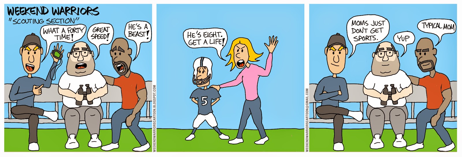 Weekend Warriors Cartoon