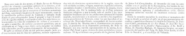 Comunidad Valenciana: Arte y Memoria: Aplec valencianista en El Puig, 1915