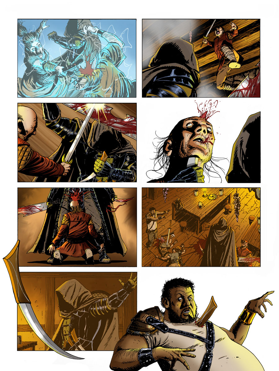 LEIGH GALLAGHER Comic Book Artist: 2000AD KINGMAKER ORIGINAL ART FOR ...