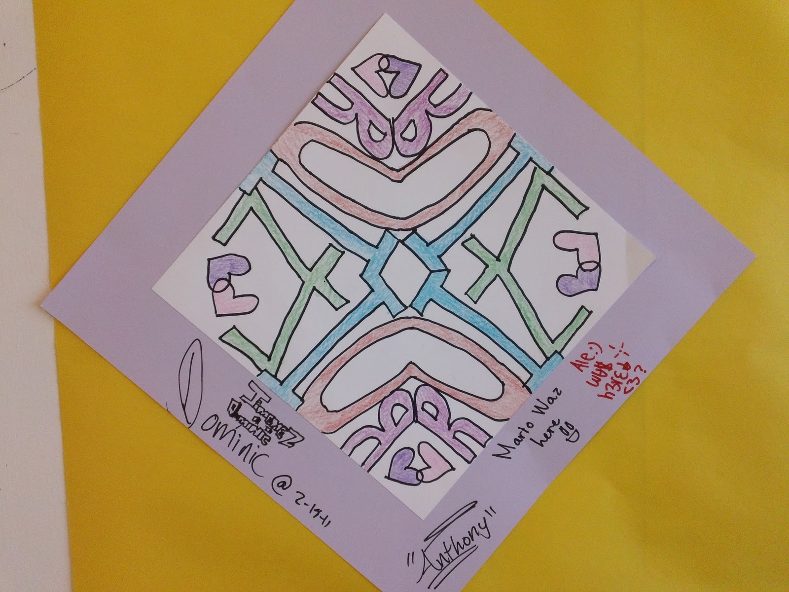 Little Hands Big Art: Mirror Names