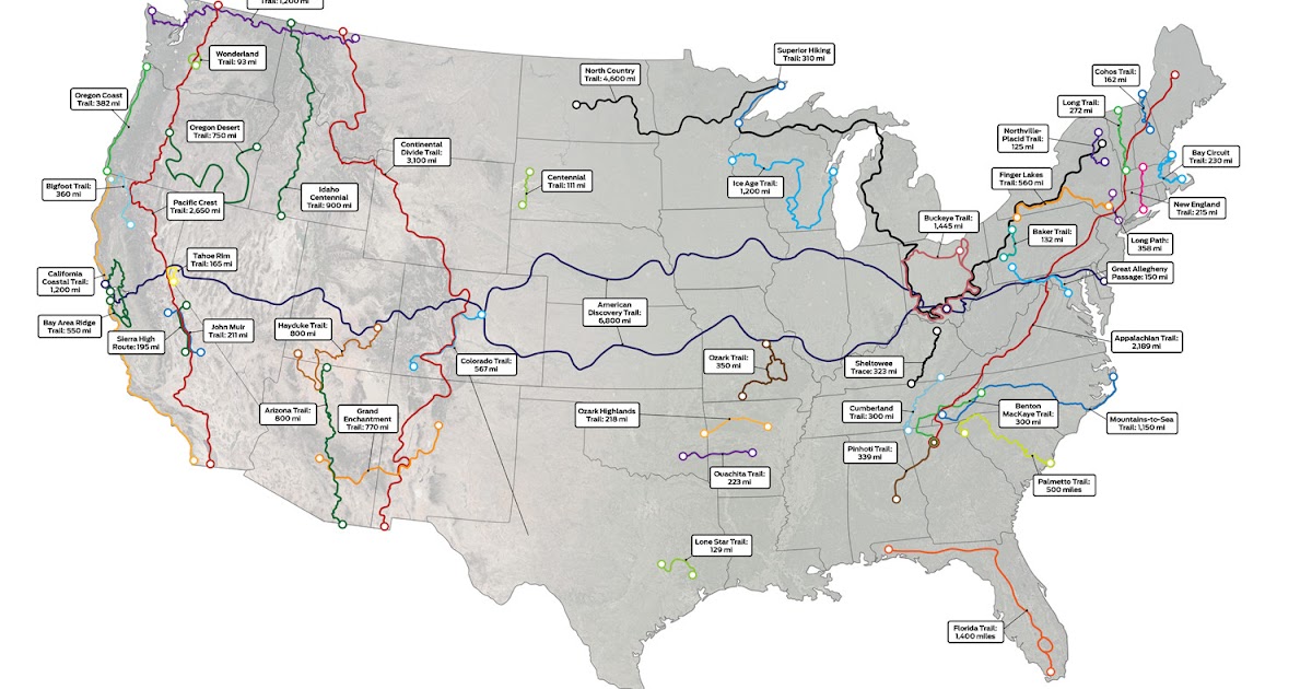 My Hiking Life: NLT Map