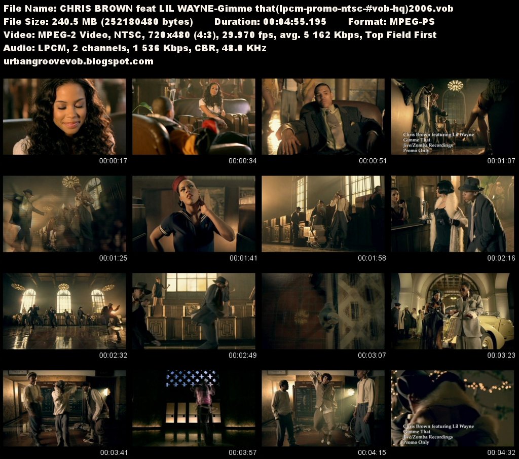 Urban Groove Vob Collection Chris Brown Feat Lil Wayne Gimme That 2006