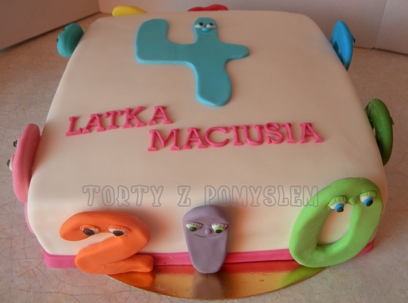 TORTY Z POMYSŁEM Kraków: Tort z Super cyfry.
