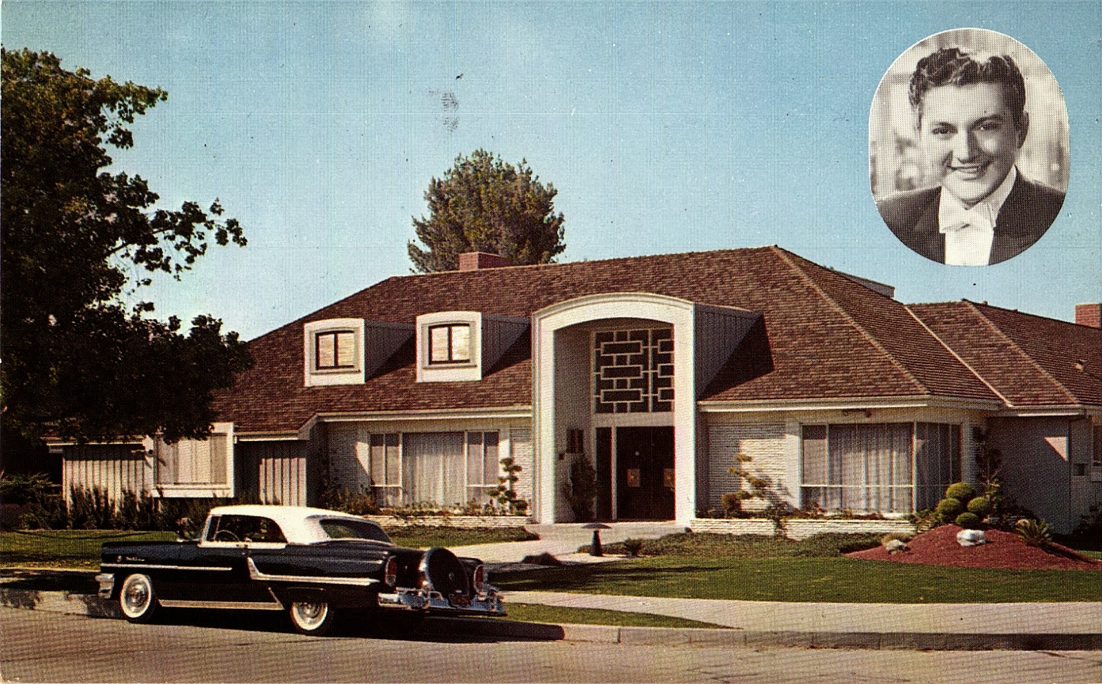 Liberace Home in Sherman Oaks in Postcard | San Fernando Valley Blog Liberace Home in Sherman Oaks in Postcard | San Fernando Valley Blog