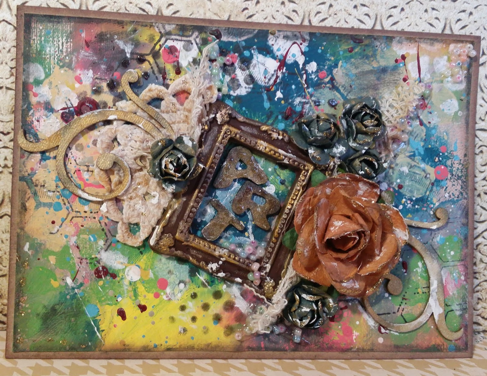ScrapSenSations: Mixed Media with Acrylic Paints