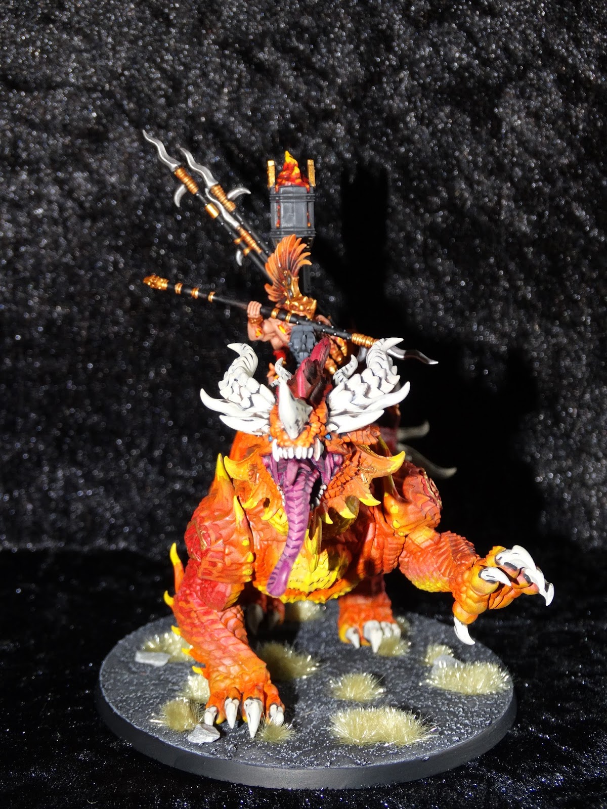 Making miniatures with Mario: Age of Sigmar : Fyreslayers : Magmadroth ...