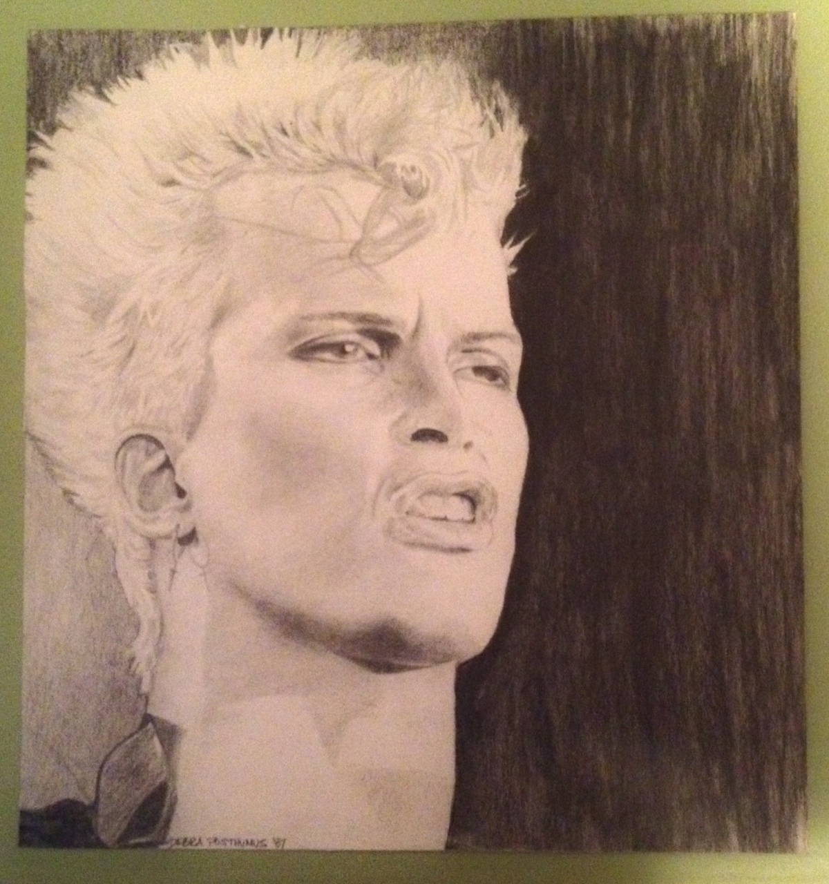 music ruined my life: Amazing Billy Idol Fan Art Uncovered!