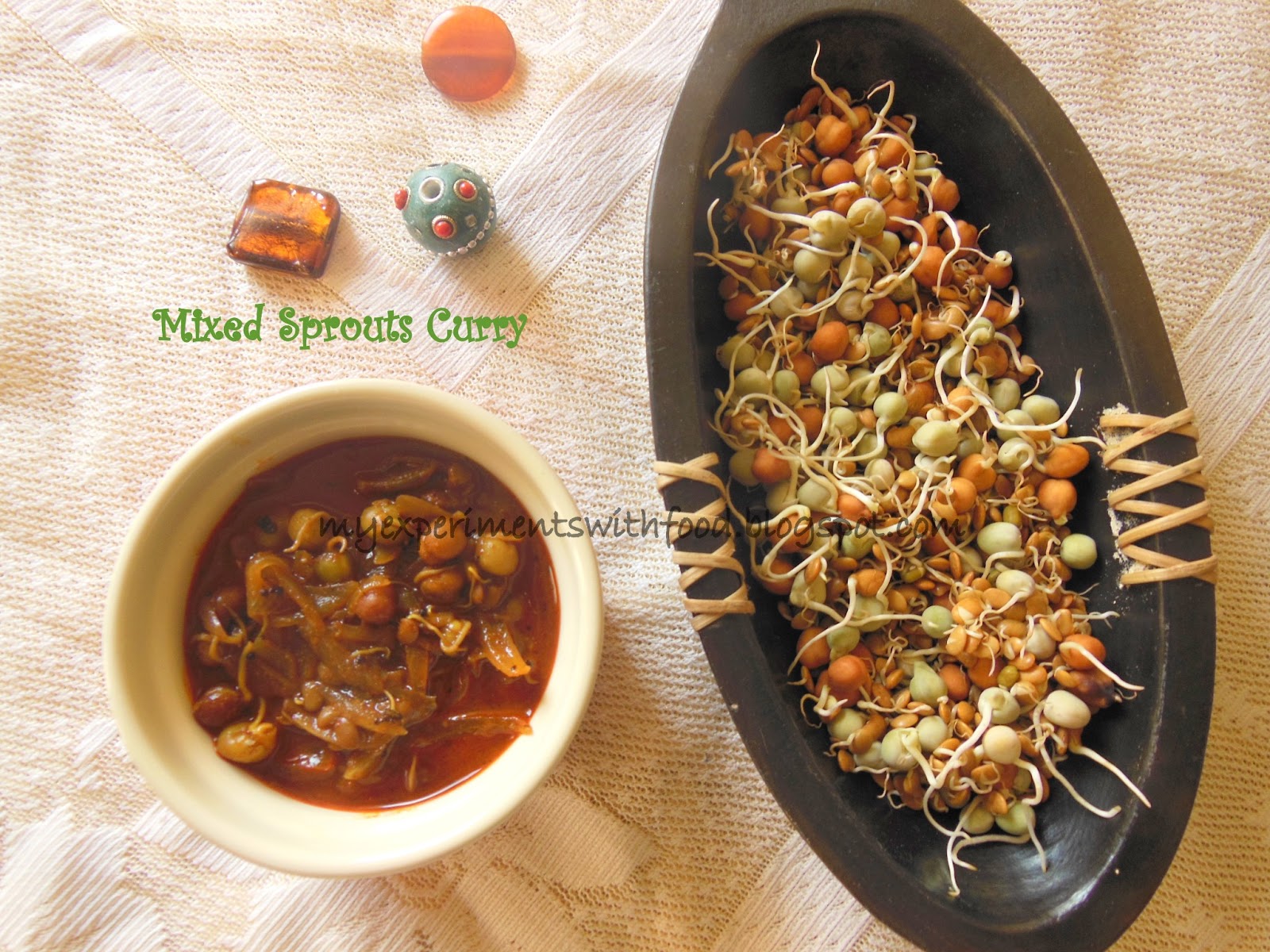 My Experiments With Food: Mixed Sprouts Curry