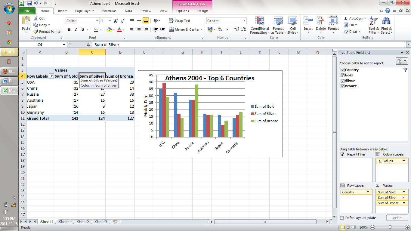 Week 8: Ms Excel and Power Point ~ Achmad Zulkarnain