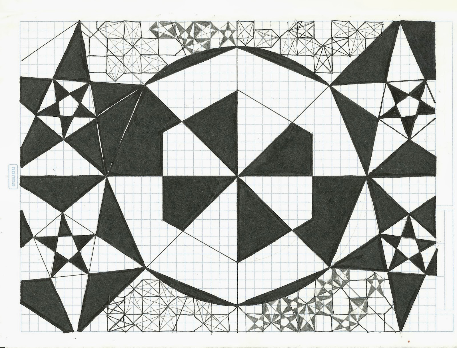 Fundamentos del diseño: Composición de retícula de radiación