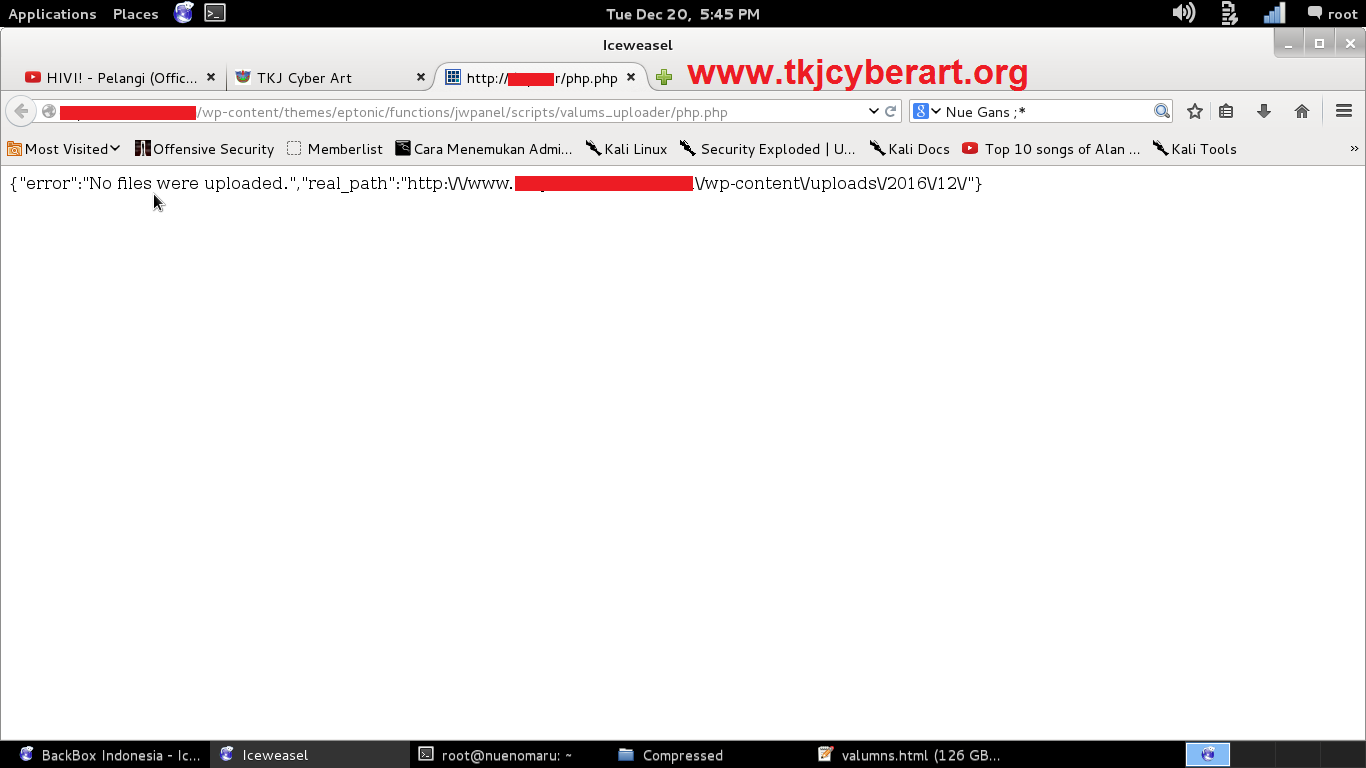 Tutorial Deface dengan eXploit WordPress Valums Uploader Shell Upload.| Exploit - ExploitPedia