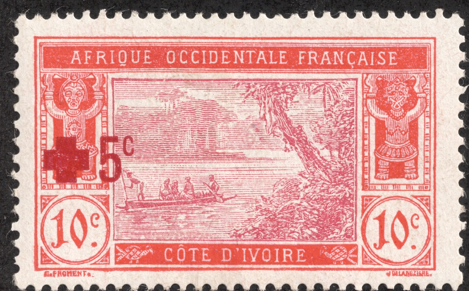 Big Blue 1840-1940: Ivory Coast ( Côte d'Ivoire )