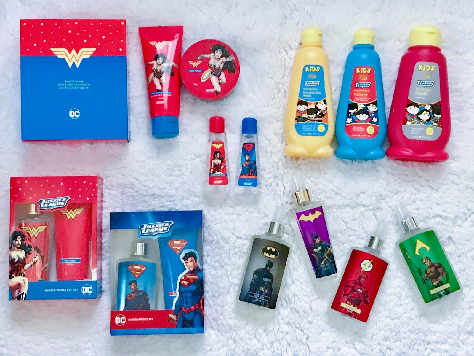 TUPPERWARE JUSTICE LEAGUE FRAGRANCES AND PERSONAL CARE GIFT SETS ...