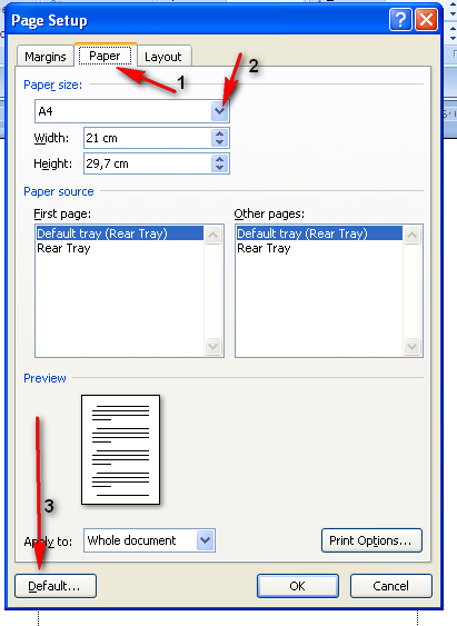 Cara ubah Ukuran Kertas Letter ke A4 di Word | SEKARRINGIDEP