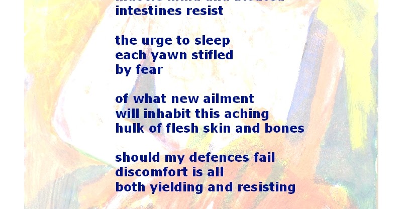 MAL's FACTORY - Poetry & Prose Poems: Restless - Illustrated Poem