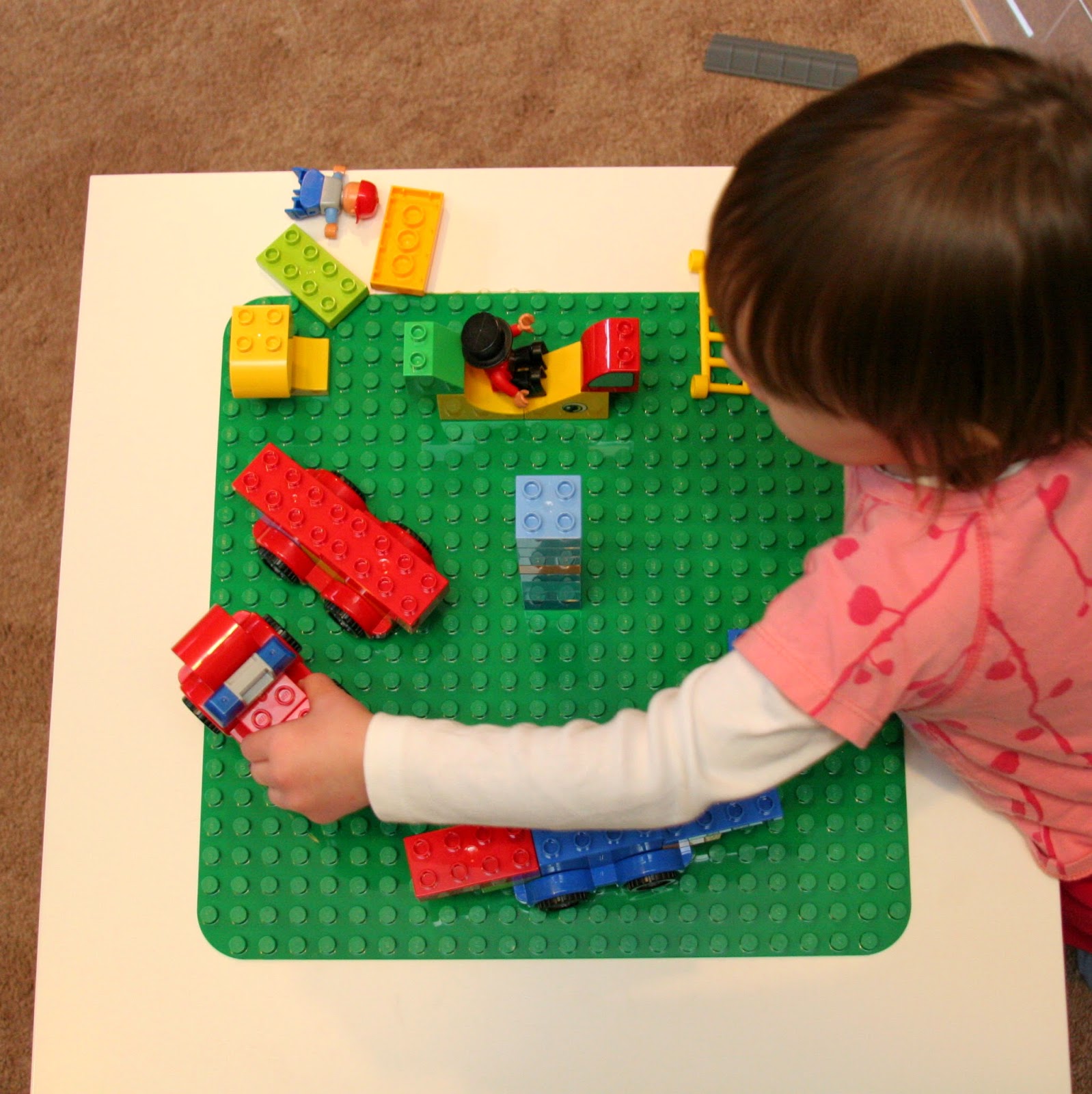 Without A Doubt: Pinned It & Did It: Easy DIY Duplo Table