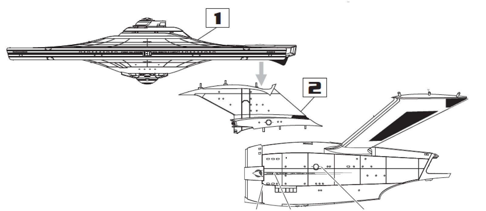 Fordo's Models: Constitution Class Refit - Polar Lights 1/350 scale ...