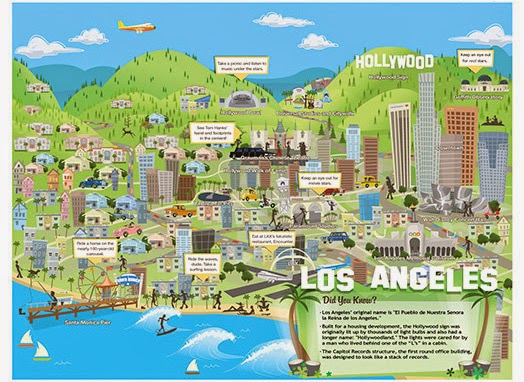 Raquel Ritz Viajes: Mapas de Los Ángeles- USA
