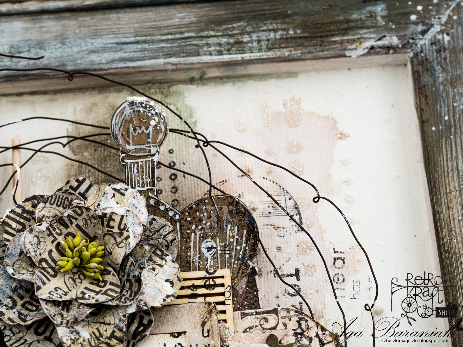 .: Retro rama pełna wspomnień / Retro frame full of memories