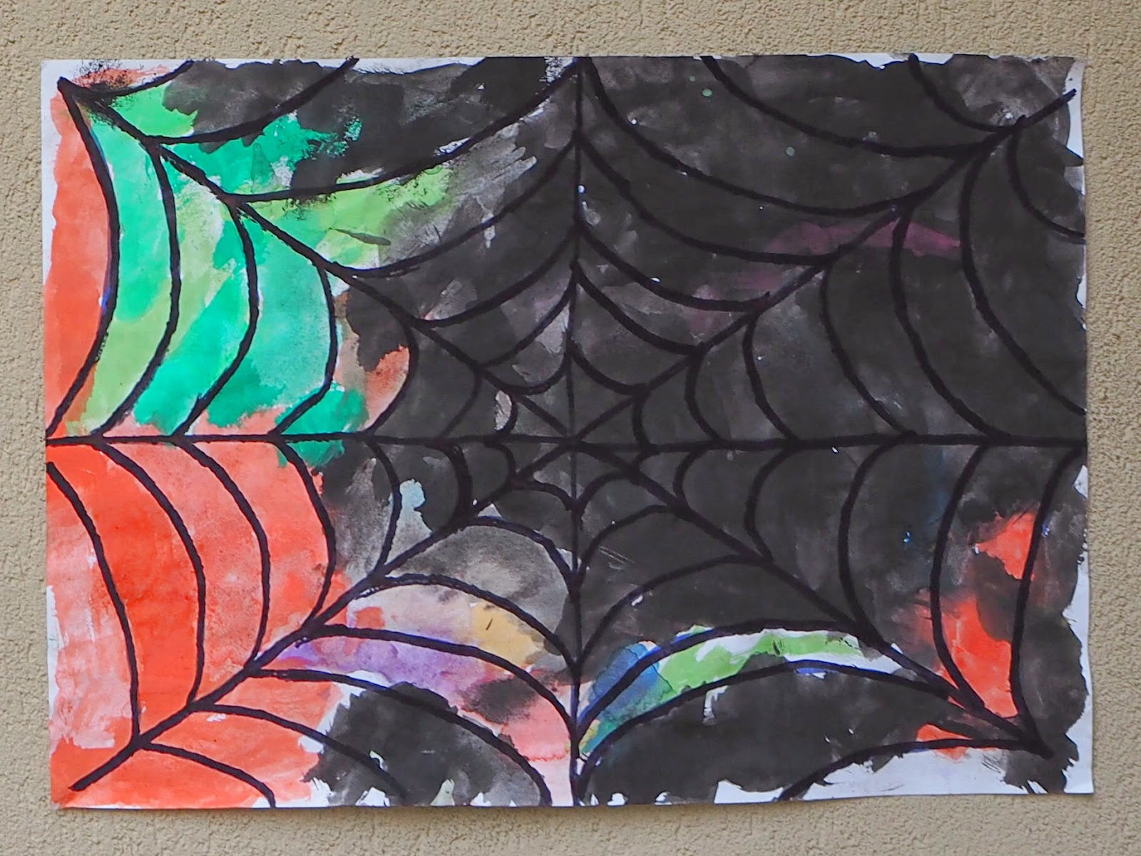 Learn with Play at Home: Spider Web Art for Kids
