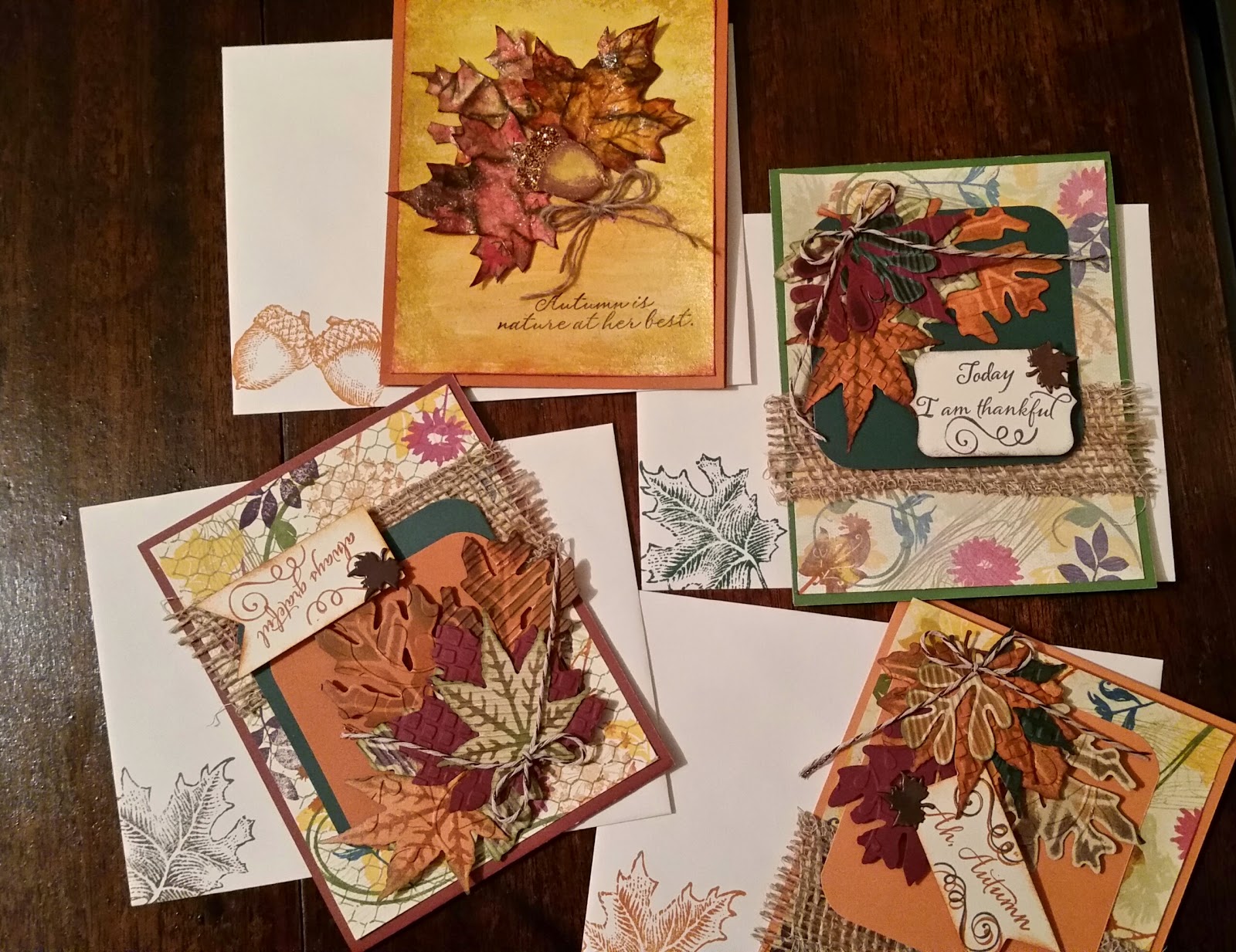 Curious Crafter: Fall Cards