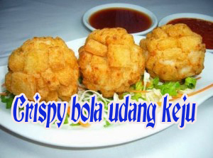 bloggresepTee~ccoBroow: Crispy bola udang keju anahredes