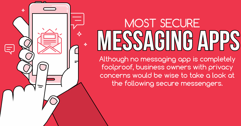 Top 6 Most Secure Messaging Apps for Android and iOS [Infographic]