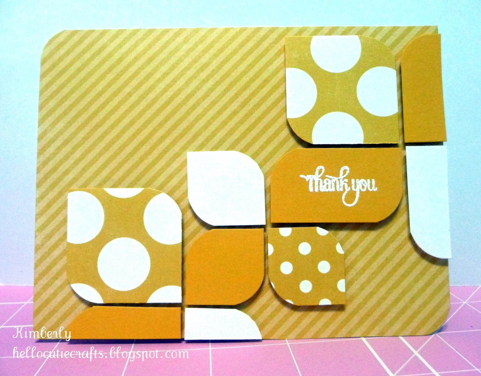 Kimberly's Crafty Spot: Thank You Lift Cards