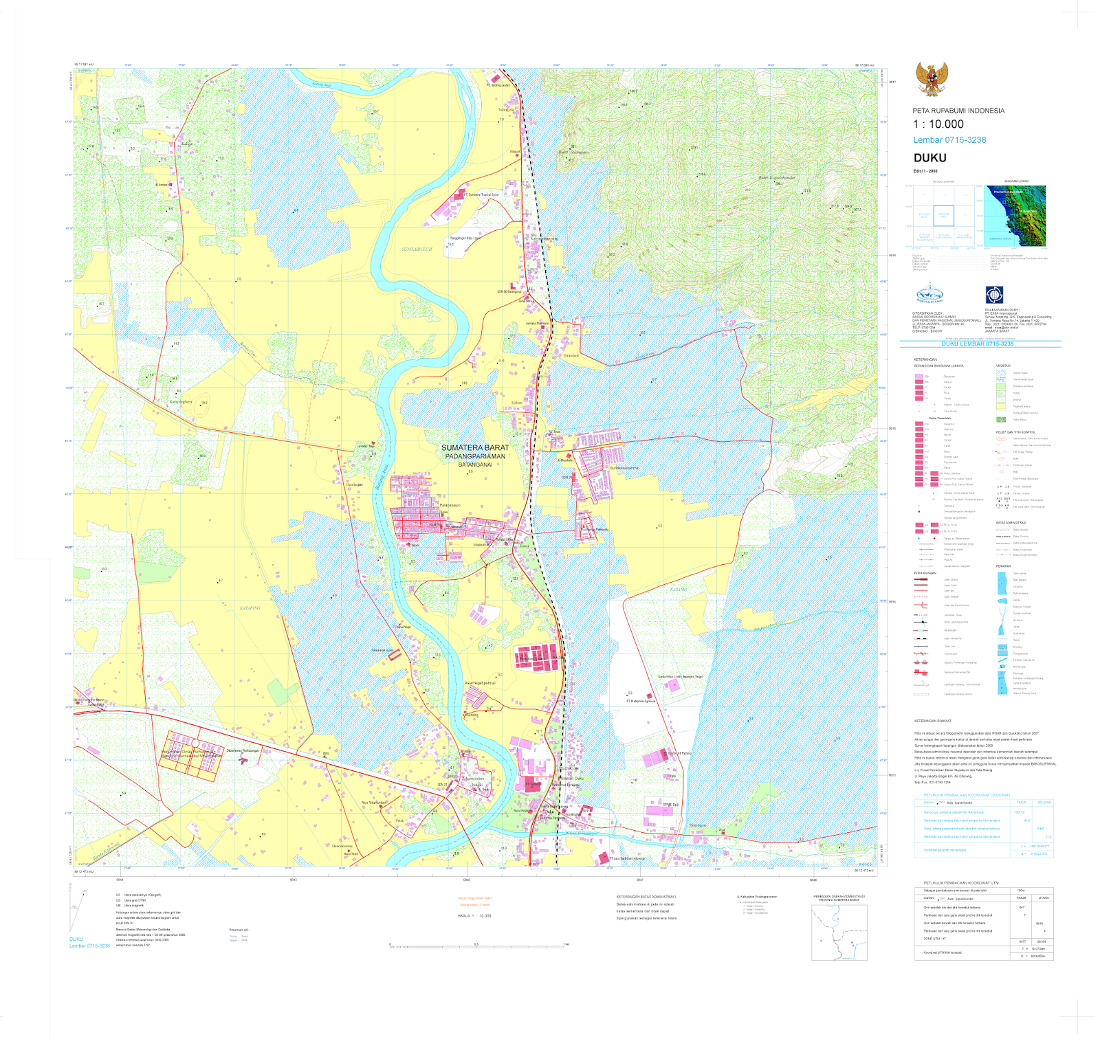 IPAMAS JAKARTA: Peta RBI [Topografi]