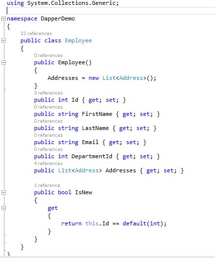 C# Programming for beginners: Micro ORM (Dapper) in C#