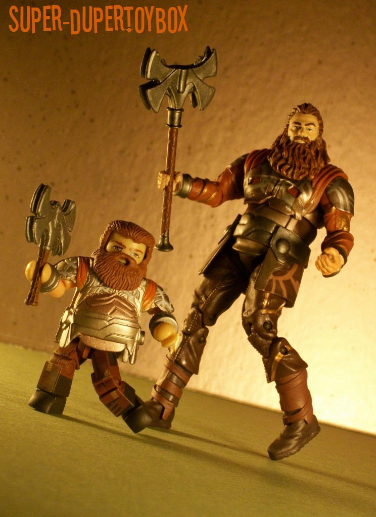 Super-DuperToyBox: Thor MiniMates: Lady Sif & Volstagg