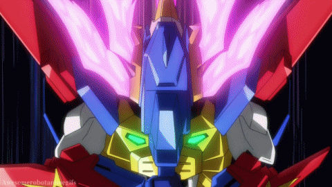 Gundam Tryon 3 Animated GIF Collection by mecha-gifs