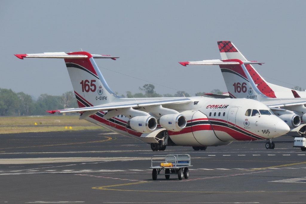 Central Queensland Plane Spotting: Conair Aviation (Canada) Avro RJ-85 ...