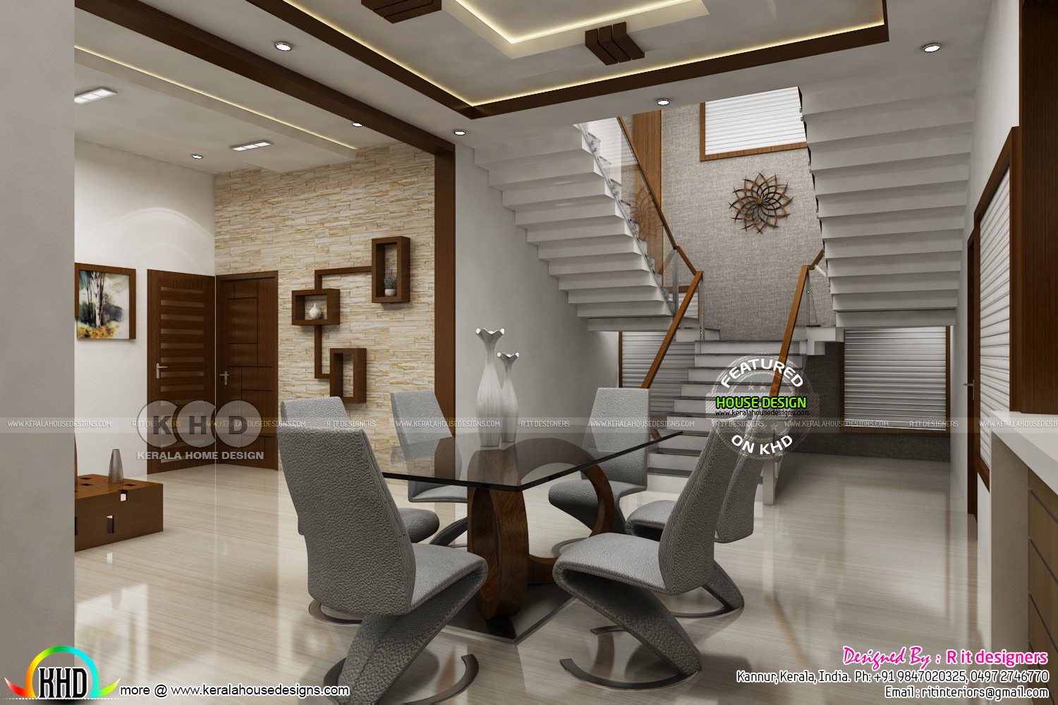 Modern interior design works in Kerala - Kerala Home Design and Floor ...