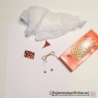 Life's Journey To Perfection: Candy Box Mummy Halloween Gift Tutorial